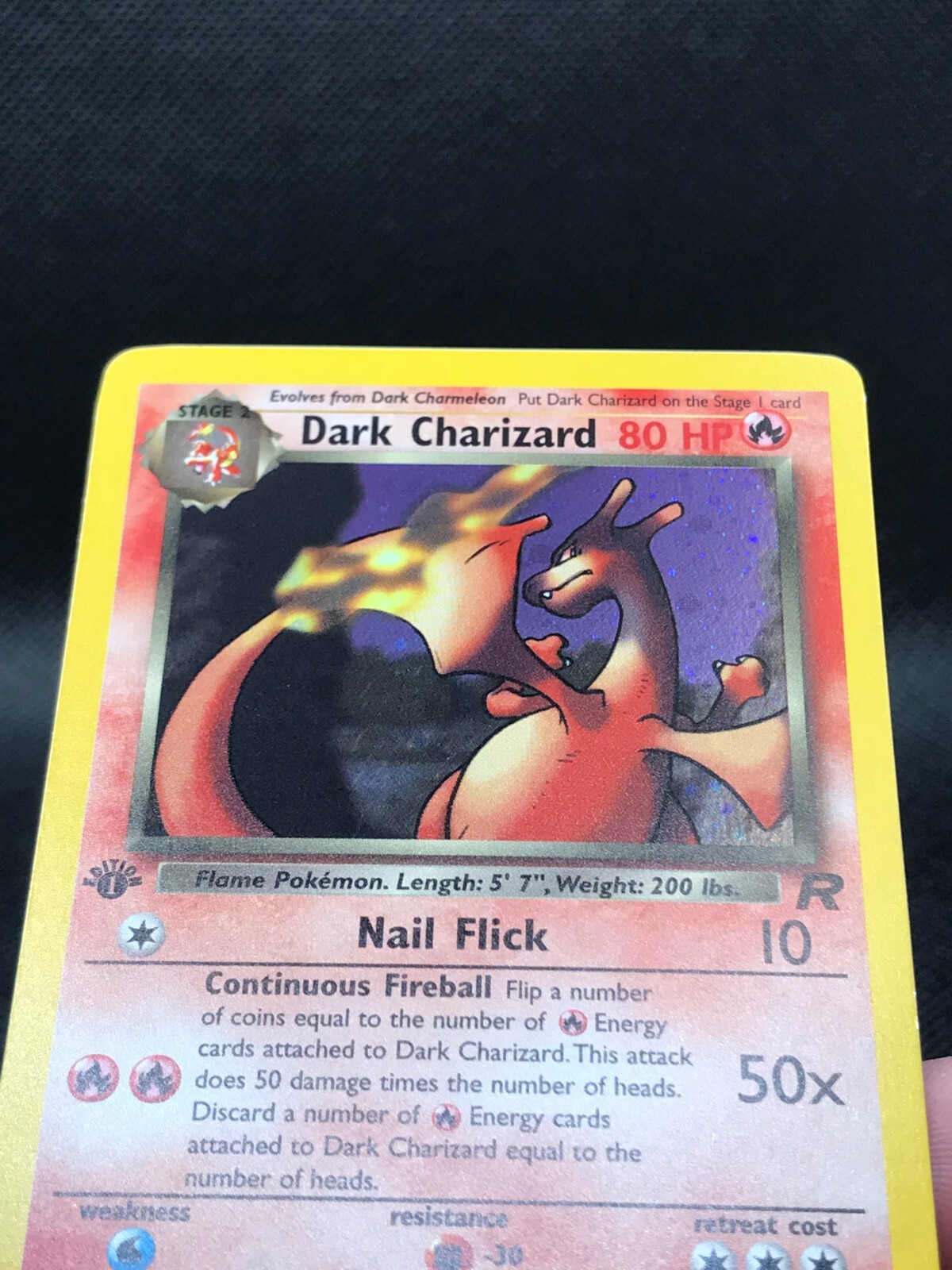 Dark Charizard Pokemon Card