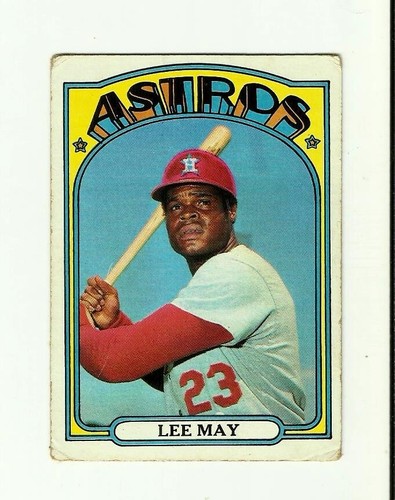1972 TOPPS #480 Lee May: Houston Astros: 1st Base: Baseball Card: MLB ...