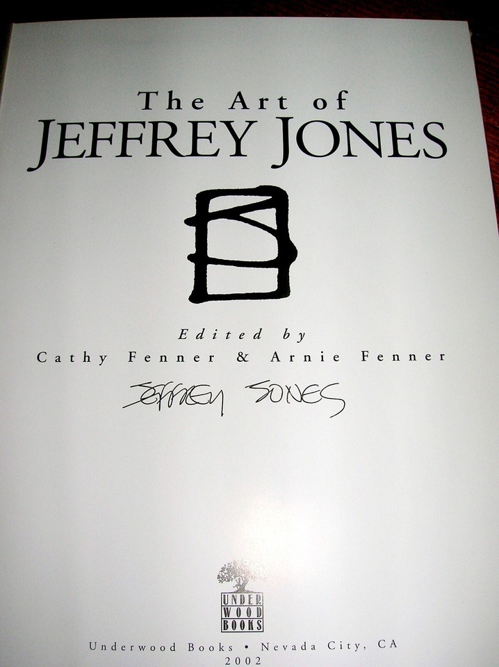 THE ART OF JEFFREY JONES JEFF Signed New Robert E. Howard Solomon Kane ...