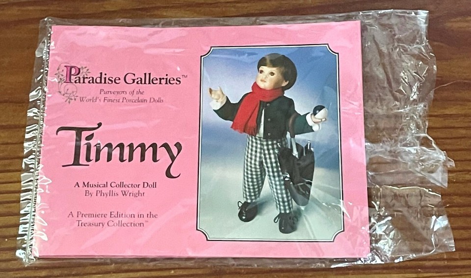 PARADISE GALLERIES PORCELAIN TIMMY DOLL NEW IN BOX | eBay