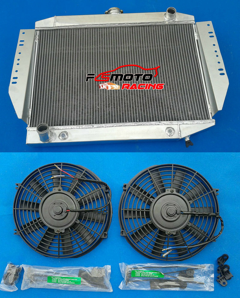 ALUMINUM RADIATOR+Fan For JEEP CHEROKEE WAGONEER J-SERIES 1972-1979 ...