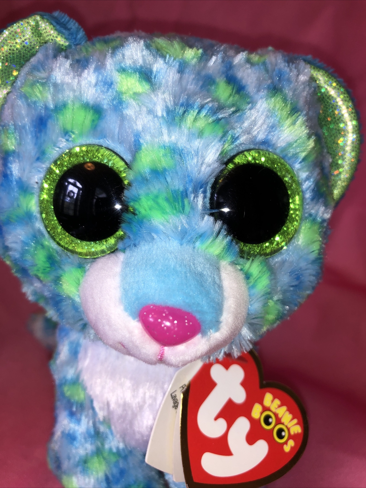 Ty Beanie Boos LEONA the Cat 6" MINT with Tags Plush Leopard + Toe ...