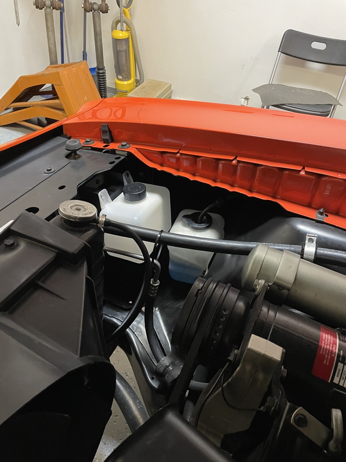 1968 1969 1970 GTO Coolant Overflow Tank & Custom Mounting Bracket For ...