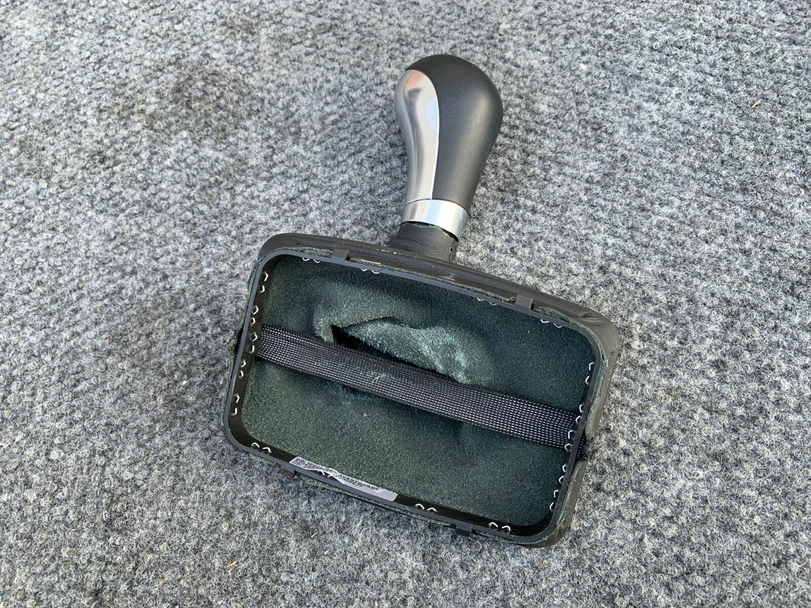 LEATHER SHIFT SHIFTER KNOB ASSEMBLY BLK 12-15 MERCEDES C250 C300 C350 ...