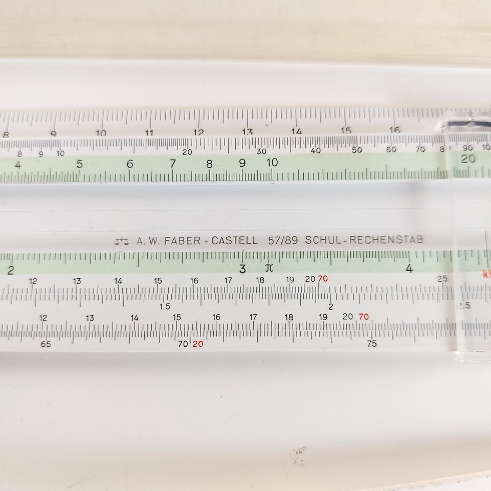 Faber Castell 57/89 Slide Rule - Made in Germany 1960s | eBay