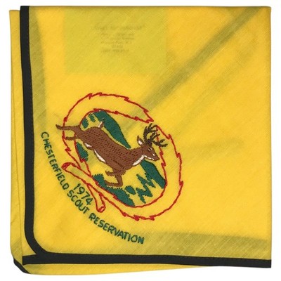 Great Trails (MA) MA Chesterfield Scout Reservation Neckerchief BLK Bdr ...