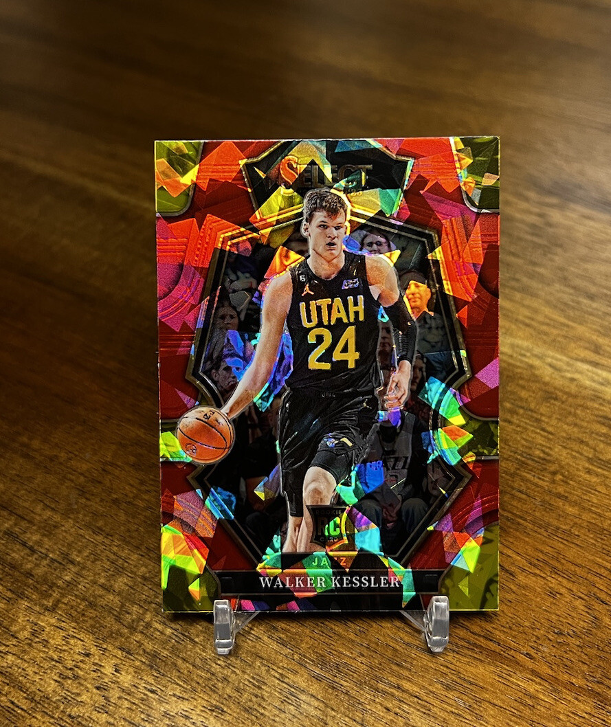 2022-23 Panini Select Walker Kessler Red Ice Prizm Premier Level #187 ...