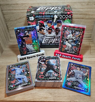 2024 Topps Holiday Parallels - Silver, Blue, Tree, Red Plaid - You Pick ...