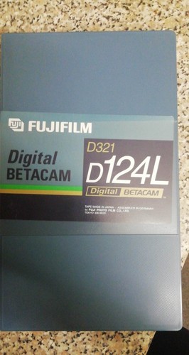 FUJIFILM D321 D124L DIGITAL BETACAM VIDEOTAPE - Large. Made In Japan | eBay