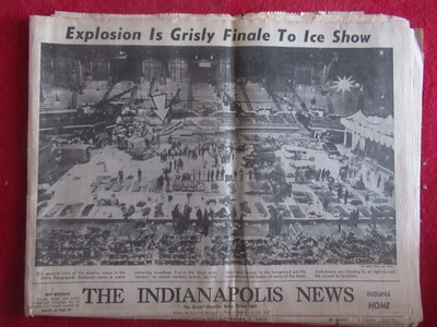 November 1, 1963 Indianapolis News newspaper Indianapolis Ice Show ...