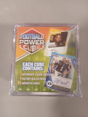 2021 Football Power Cube NFL Cards Includes 60 Cards 4 Packs Auto or ...
