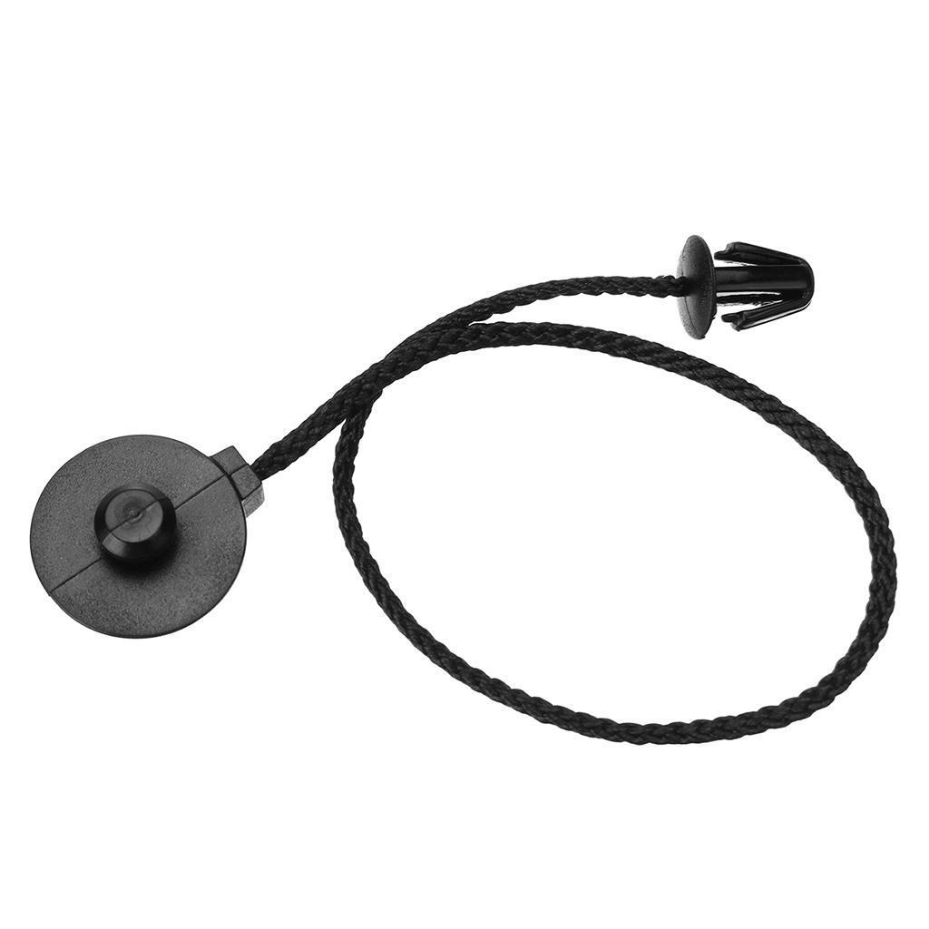 2Pieces Black Rear Trunk Storage Package Tray Tie Lift String Strap ...