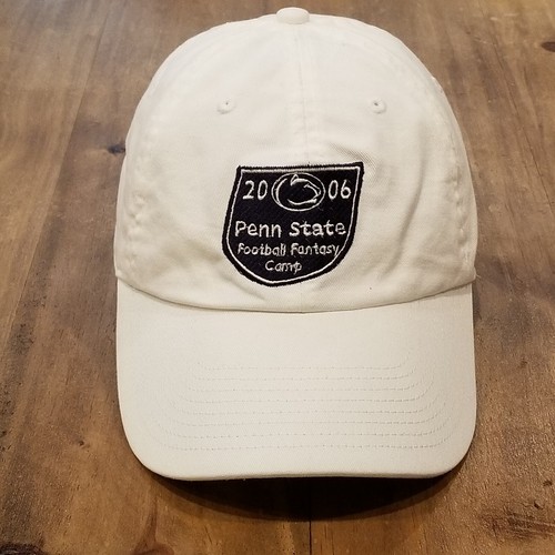 Penn State Nittany Lions Nike Hat Cap Strap Back White 2006 Football ...