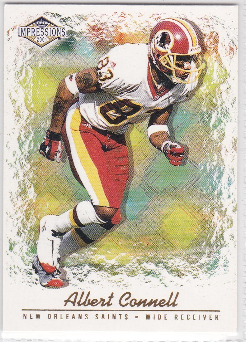 G) 2001 Pacific Impressions Football Trading Card - Albert Connell #83 ...