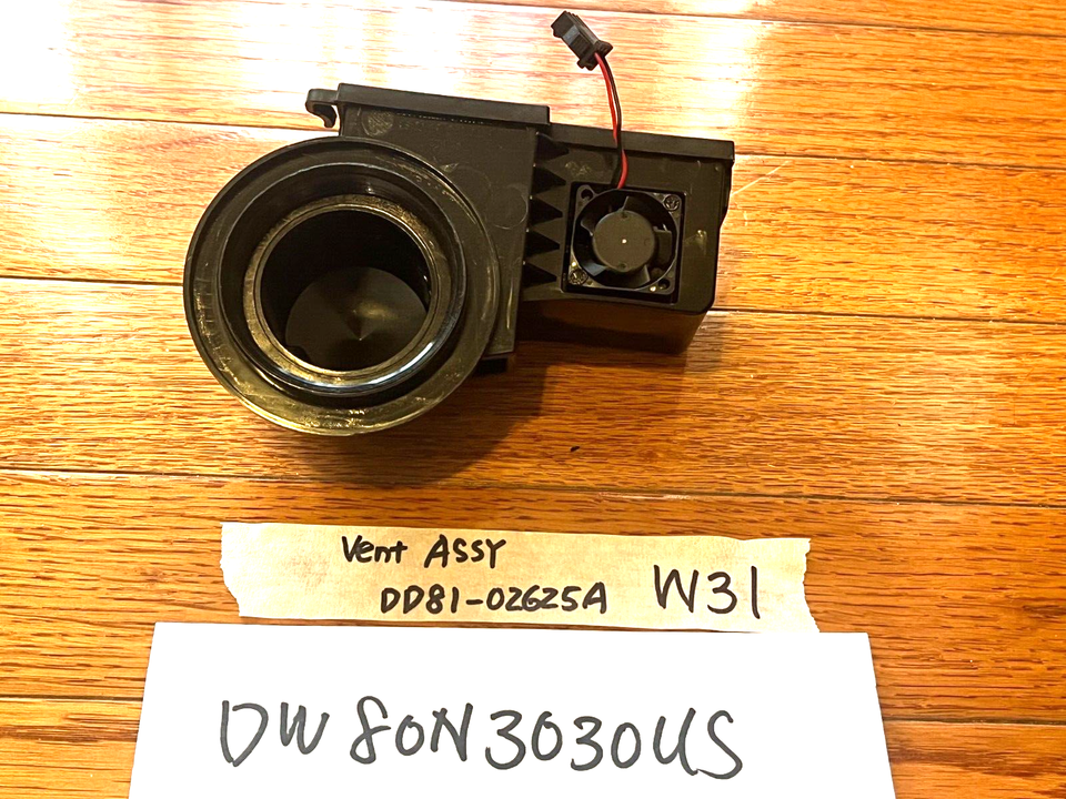 Vent Assembly DD81-02625A for Samsung Model DW80N3030US Dishwasher W31 ...