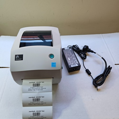 Zebra GC420t Direct Thermal Label Printer P/N: GC420-100540-000 L#1367 ...