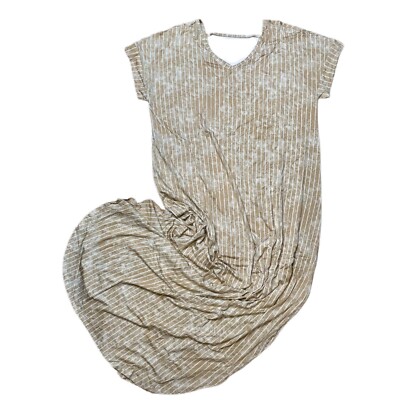 Lularoe Macy XL Brown Stripe Long V Neck Maxi Dress Fall NWT | eBay