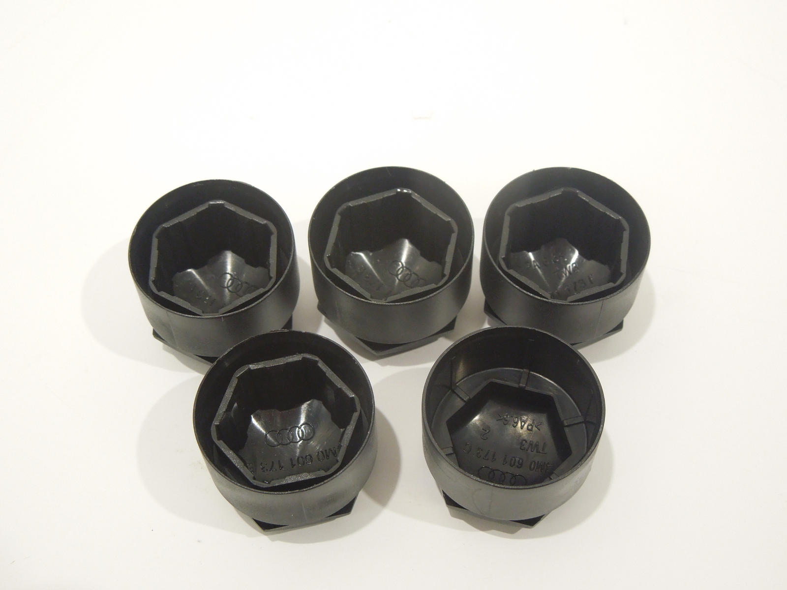 Audi A3 8Y Black Wheel Nut Bolt Cover Caps x5 New Genuine 4M0601173E | eBay