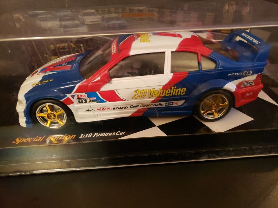 MCT MOTORSPORTS BMW SPECIAL EDITION 1:18 FAMOUS CAR # 20 VALUELINE TRI ...