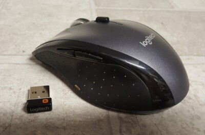 Logitech M705 Wireless Optical Mouse w/USB Receiver NO BATTERIES | eBay