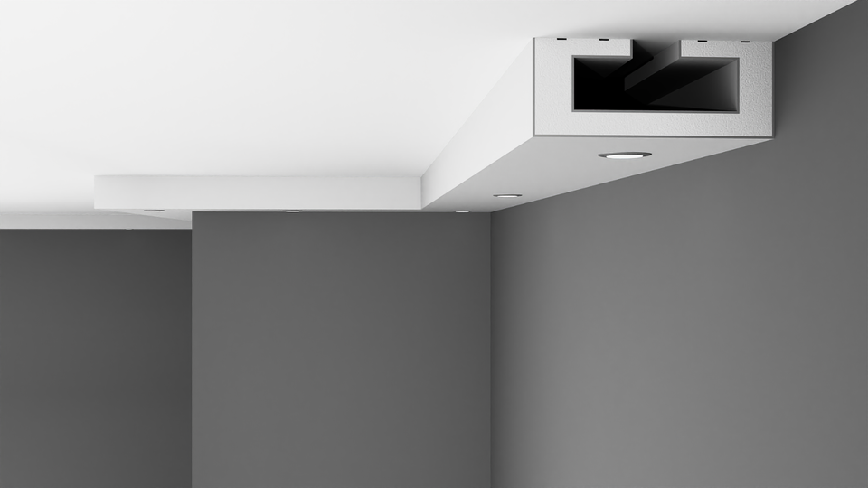 COVING GU10 DOWNLIGHT AND LED EPS PLASTER COATED Ceiling Wall *PREMIUM ...