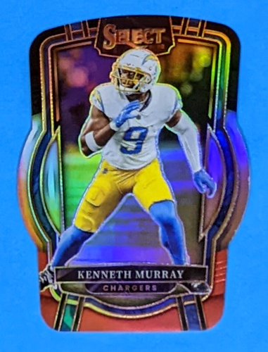 Kenneth Murray *2022 Select* Red & Blue Club Level Die Cut Prizm #287 ...