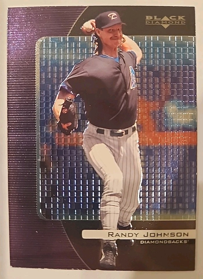 2000 Upper Deck Black Diamond #6 Randy Johnson Arizona Diamondbacks HOF ...