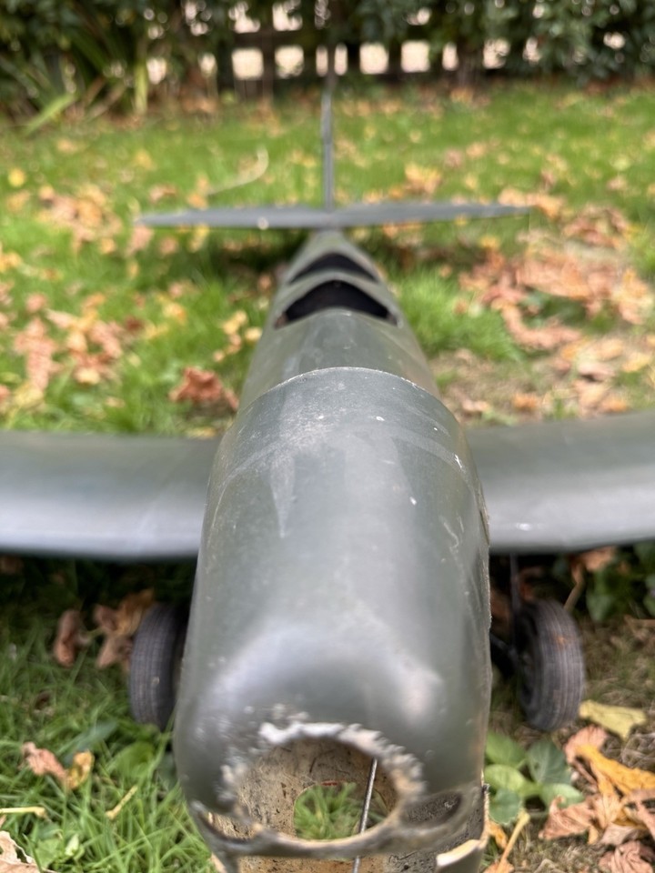 Vintage RC Plane, balsa Wood. Wing Span 184cm (72.5”) Fuselage 104cm ...