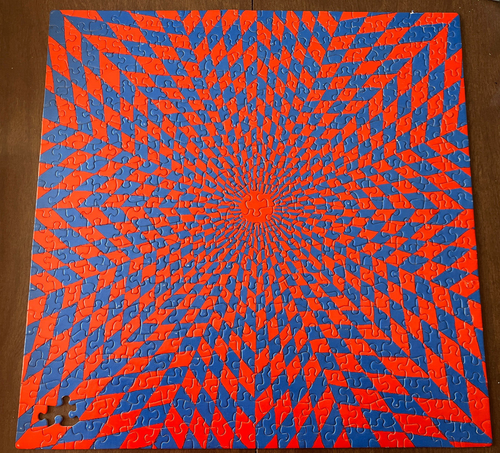 Vintage 1967 Ambiguous Corolla Op Art Springbok Jigsaw Puzzle - 1 piece ...