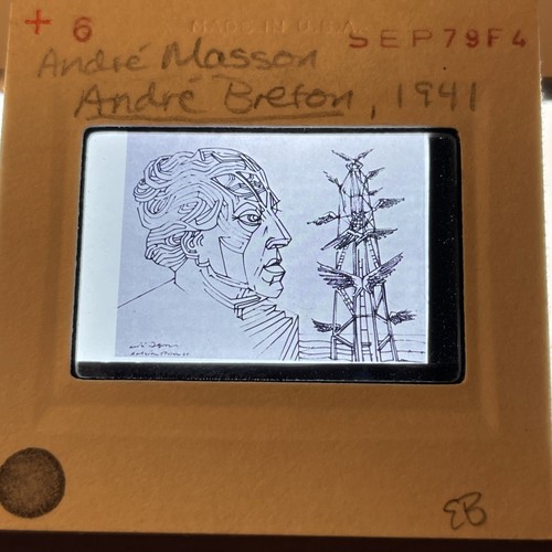 Andre Masson “Andre Breton” French Surrealism 35mm Slide | eBay
