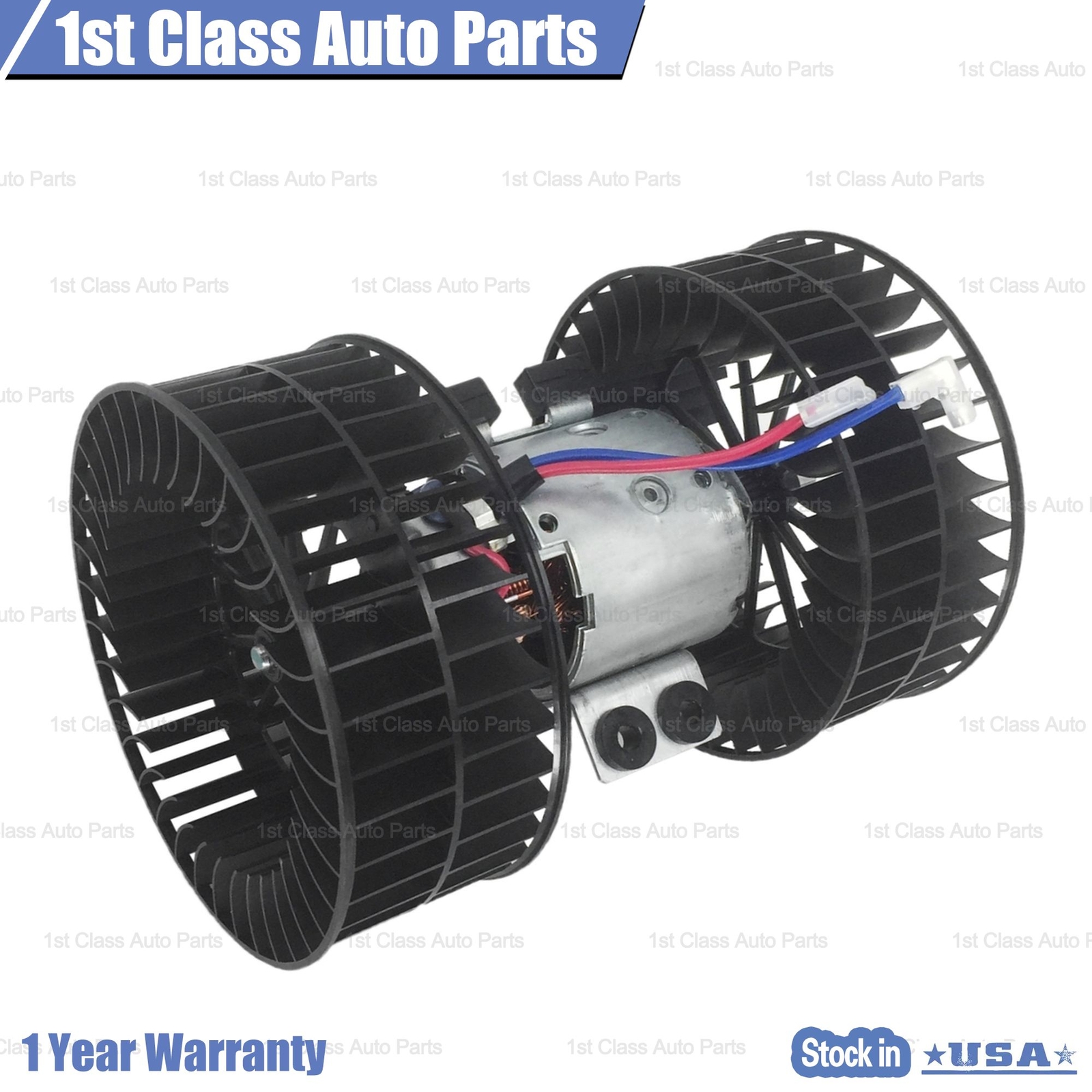 New Heater Blower Motor Dual Fan Cages Front Fit BMW 740i 740iL 750iL ...