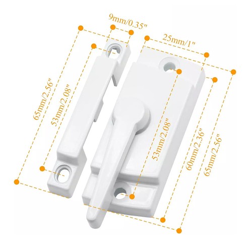 1-10 Pack Stainless Steel Sliding Window Sash Lock Latch Cam Action ...