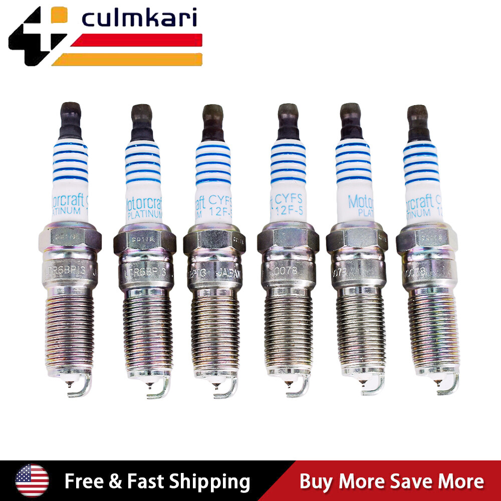 6Pcs Motorcraft SP520 Platinum Spark Plugs CYFS-12F-5 For Ford SP-520 ...