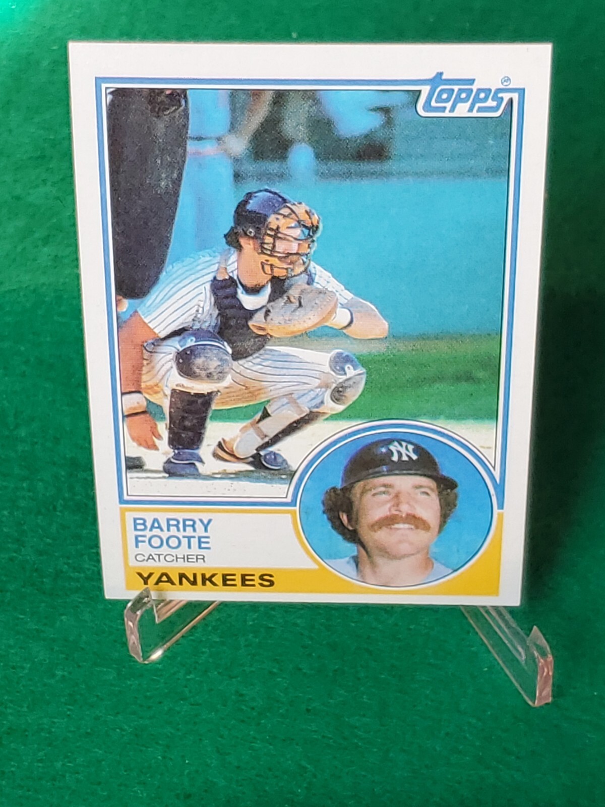 1983 Topps Barry Foote New York Yankees #697 | eBay
