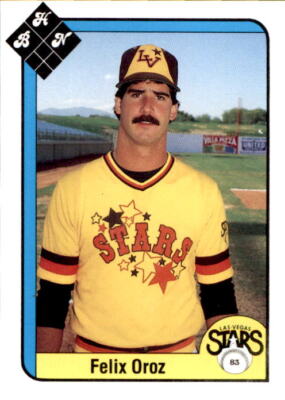 1983 Las Vegas Stars Baseball Hobby News #16 Felix Oroz Reno Nevada NV ...
