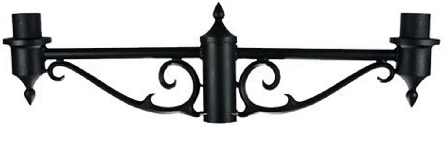 Vintage Dual Street Light Mount Arm for Pole or Home - Antique ...