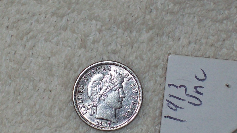 1913 BARBER DIME UNCIRCULATED | eBay