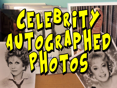 Celebrity Signed Photos - Actors, Actresses, Entertainers Signatures ...