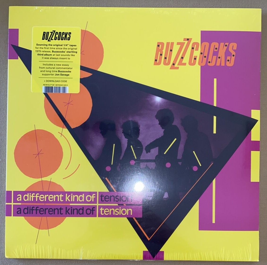 BUZZCOCKS A DIFFERENT KIND OF TENSION VINYL LP W/ BOOKLET IMPORT SEALED ...