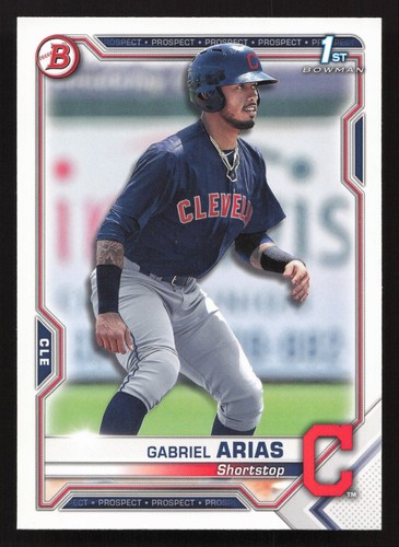 2021 Bowman #BP-89 Gabriel Arias 1ST RC Cleveland Guardians Rookie Card ...