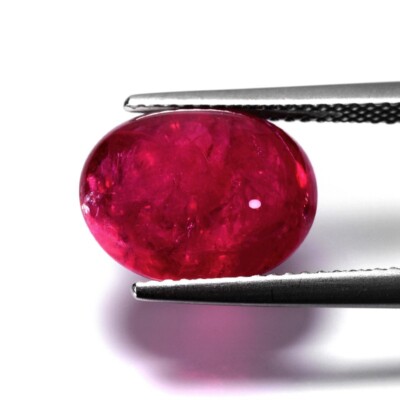 7.44cts Superbes Ovale Cabochon Naturel Rosé Rouge Mahenge Spinelle | eBay