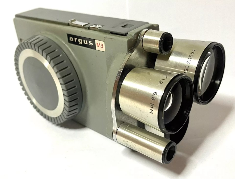 ARGUS M3 8MM Film Movie Camera WATCH MATIC MODEL 400 Working Tested! | eBay