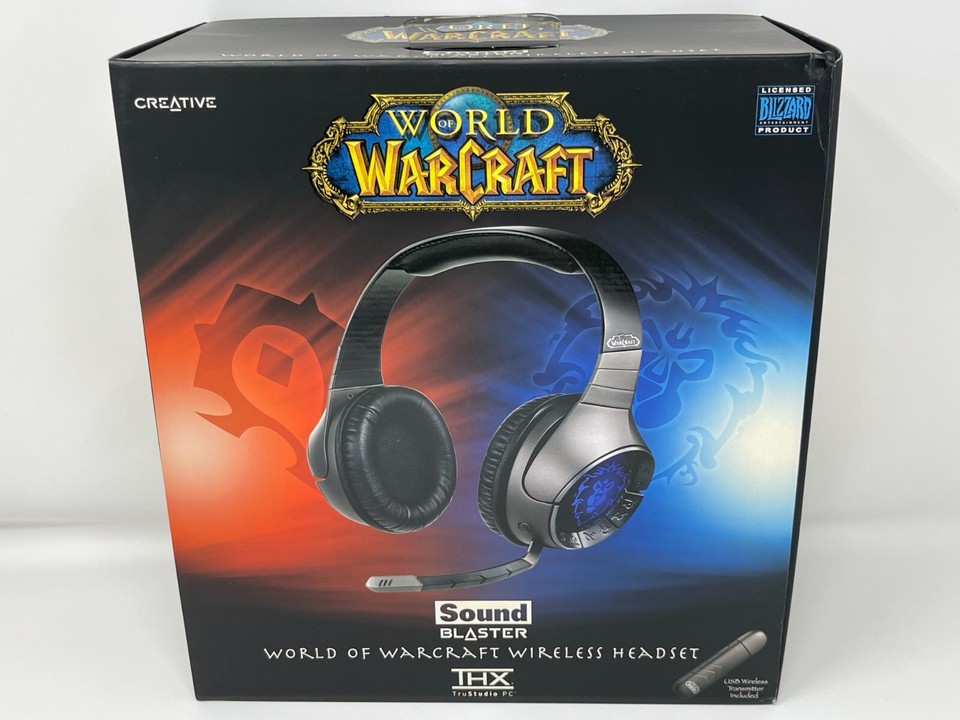 Creative Sound Blaster World of Warcraft WOW Wireless Headsets Gaming ...