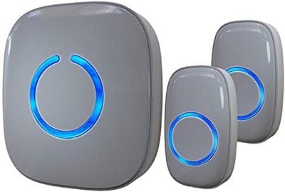 Wireless Doorbell, 300 m Range, Waterproof Front Door Bell Kit with 2 ...