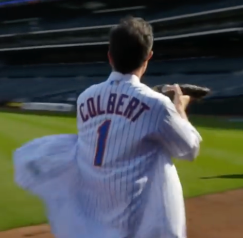 STEPHEN COLBERT'S NEW YORK METS JERSEY - AUTOGRAPHED - THE LATE SHOW | eBay