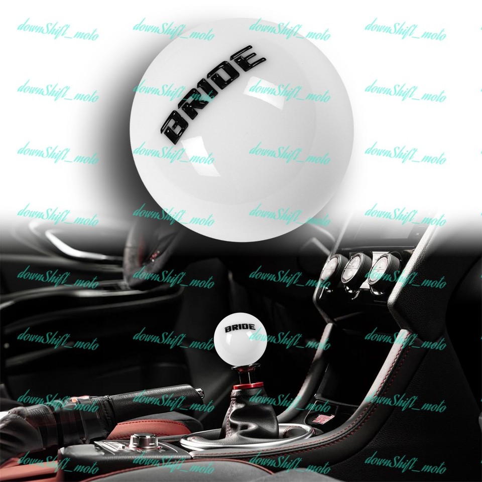 JDM 58mm Round Bride Racing FCK Fast Manual Gear Stick Shift Knob Lever ...