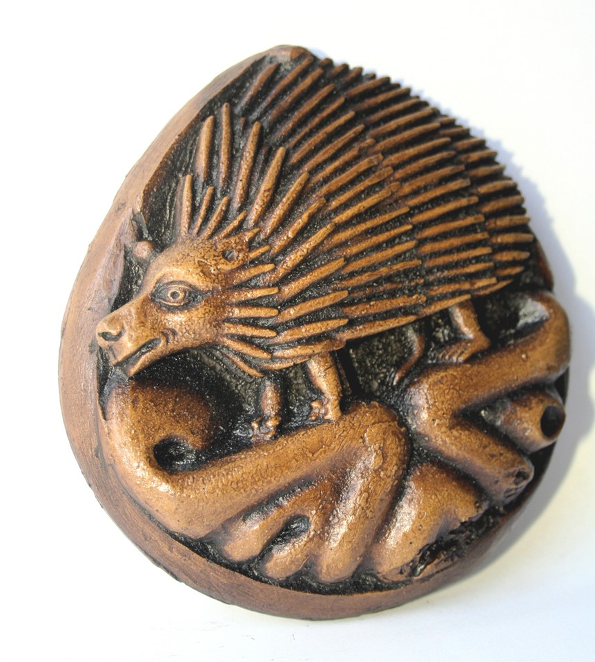 Hedgehog Reproduction Medieval Church Carving Unique Traditional ...