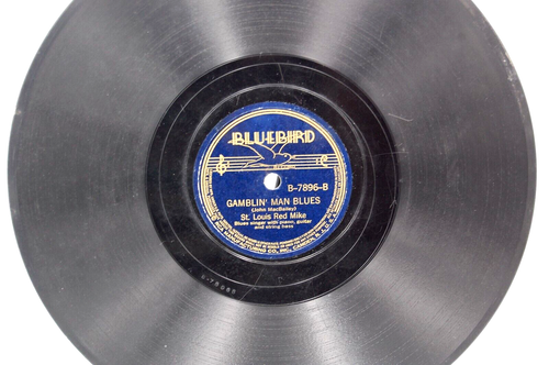 St. Louis Red Mike Gamblin Man Blues/ Just Around The Corner VG+ B-7896 ...