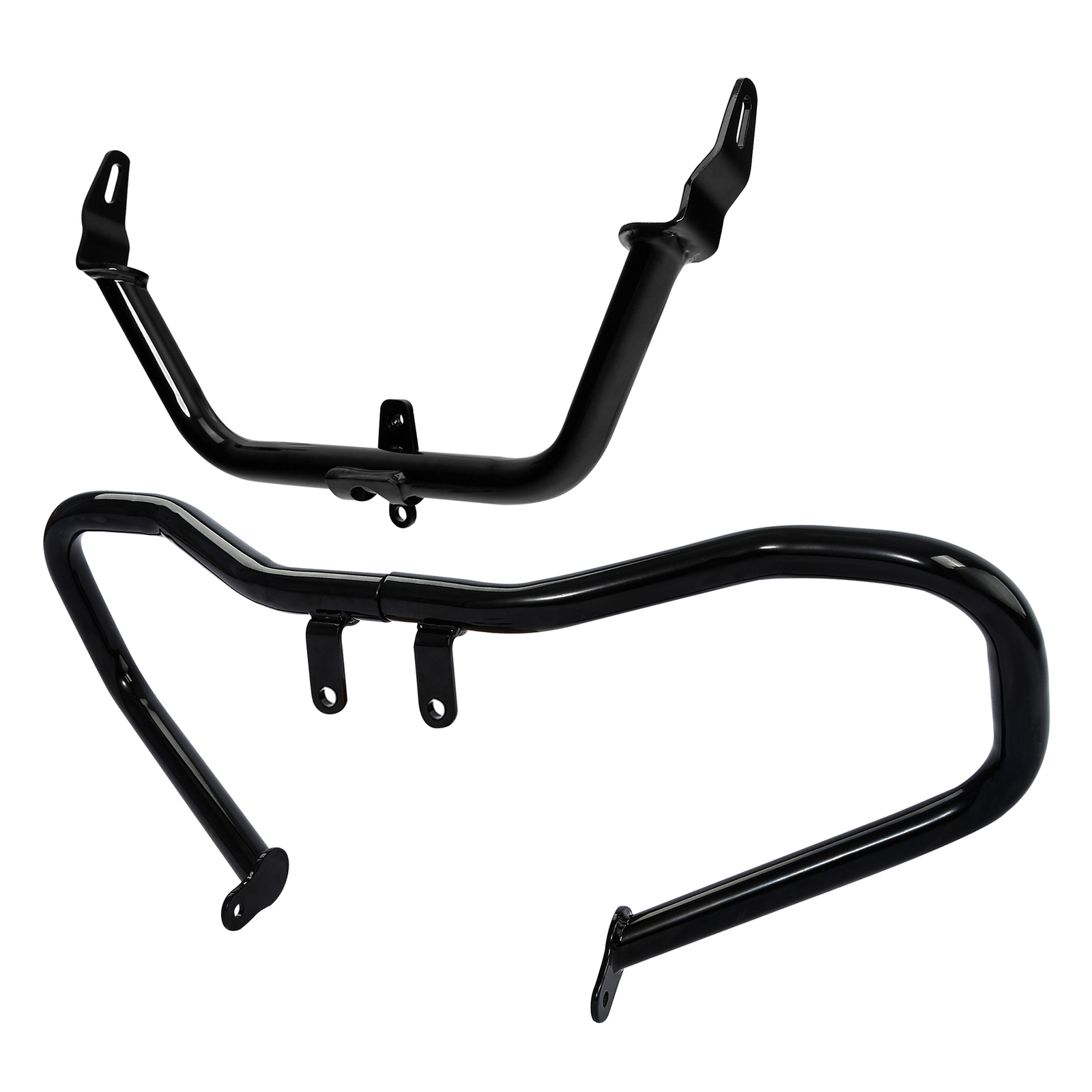 Black Engine Guard Fairings Spoilers Covers Fit For Harley Road Glide ...