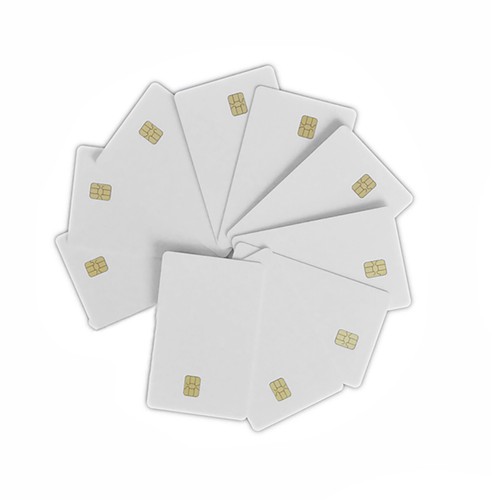 10 Packs ISO7816 Contact SLE 4442 Chip PVC Smart IC Cards Wholesale Lot ...